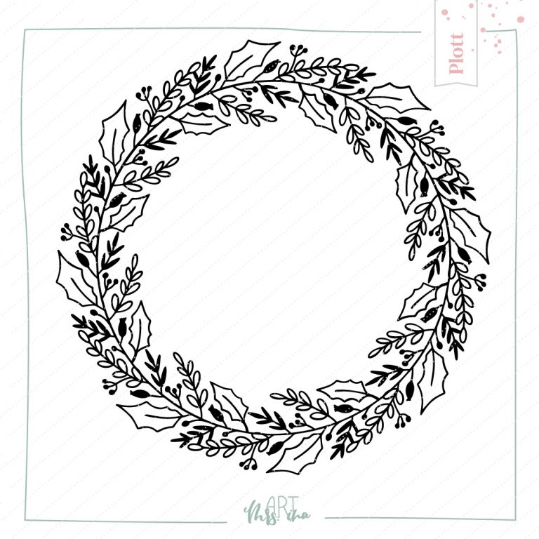 Plotterdatei "Kranz"